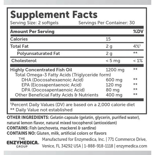 Fish Oil Classic Strength – Rosemary's Garden