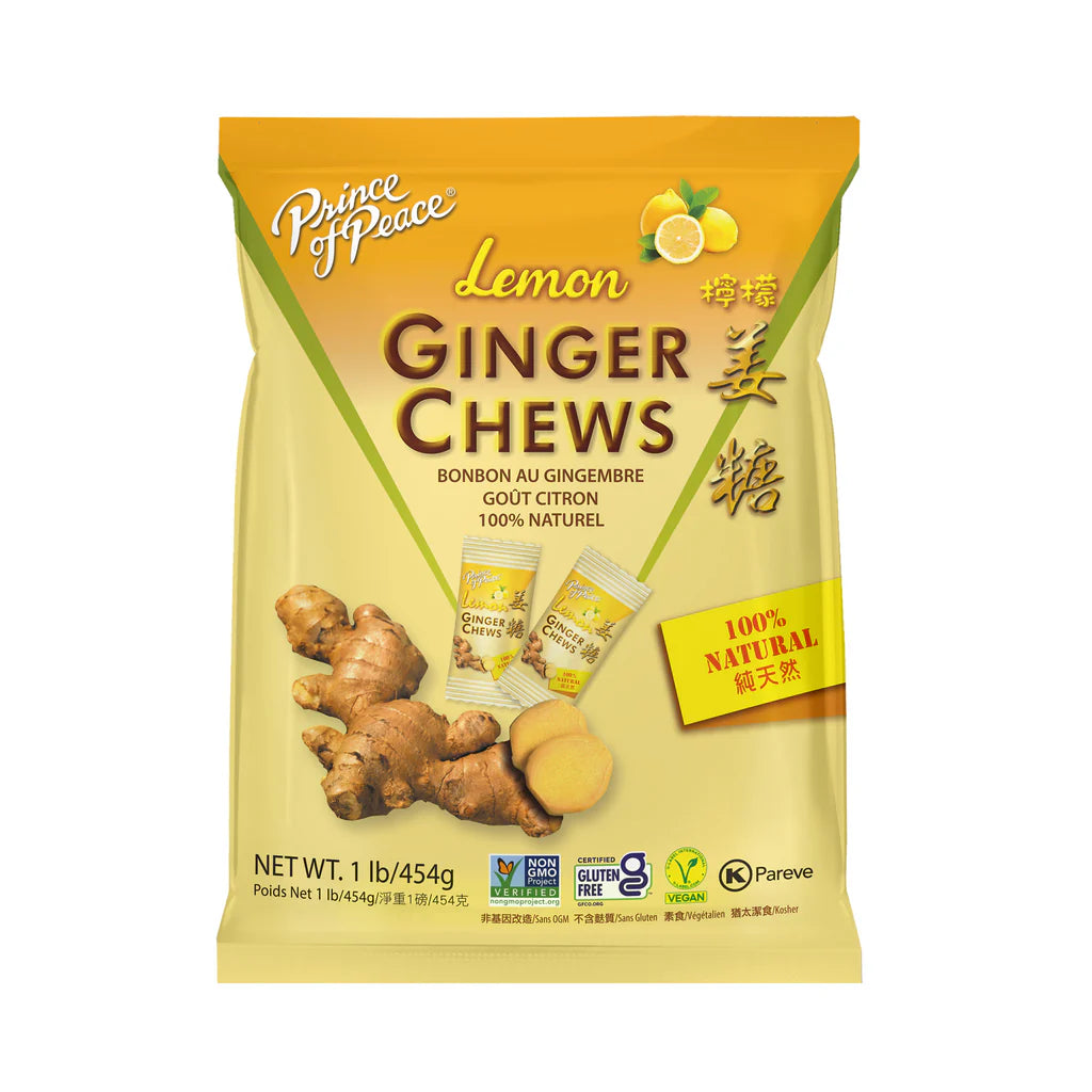 Ginger Chews - Lemon – Rosemary's Garden
