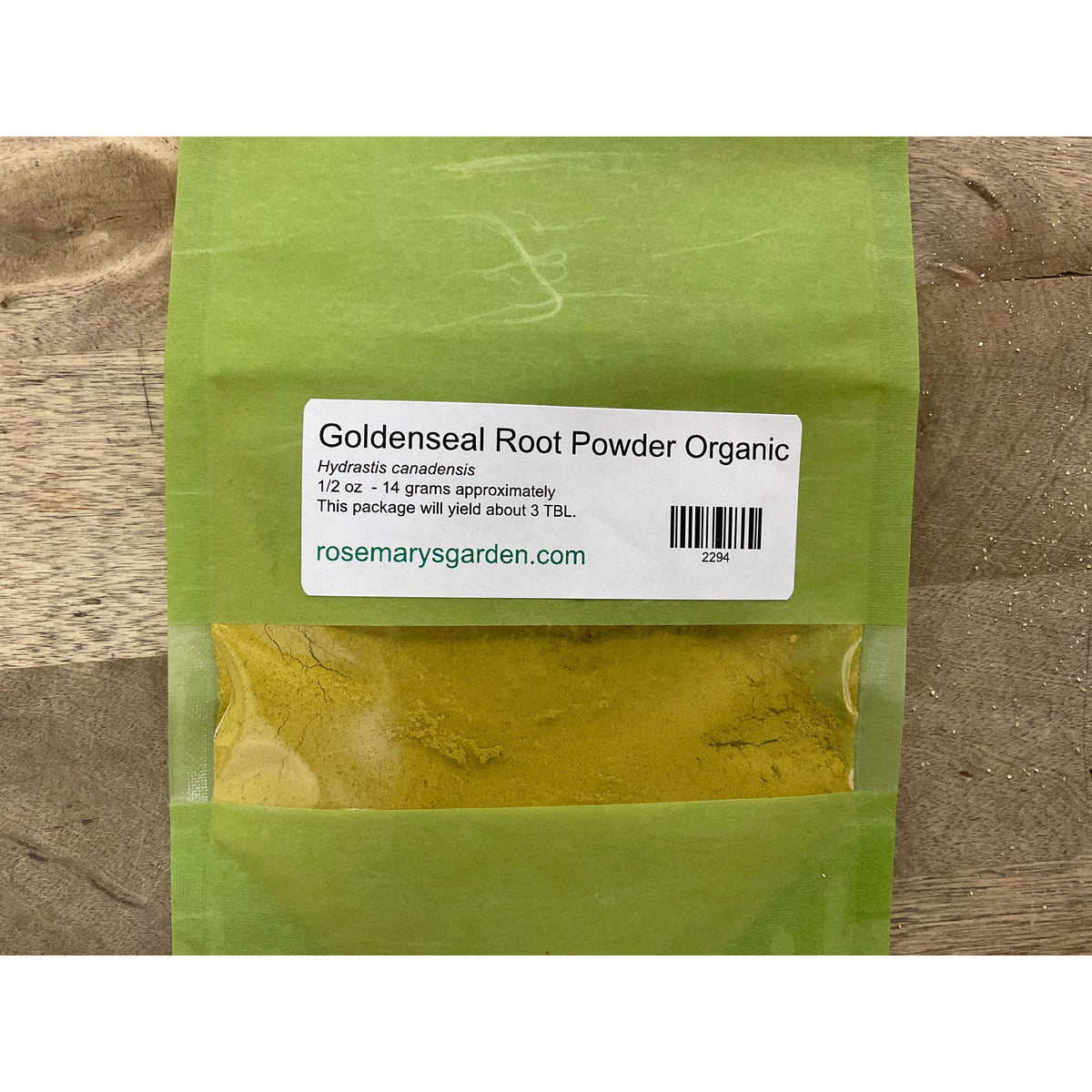 Goldenseal Root Powder Organic 1/2oz – Rosemary's Garden