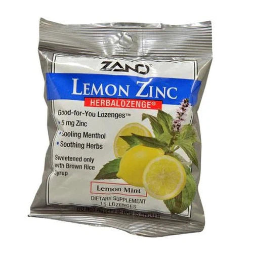 Lemon Zinc Lozenges – Rosemary's Garden