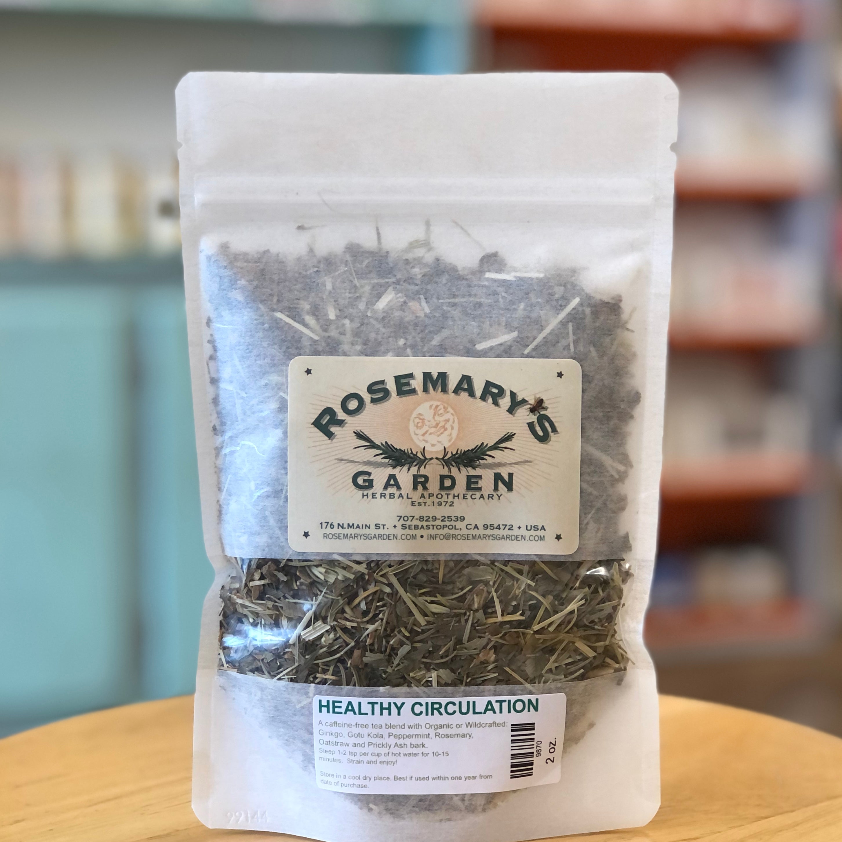 Healthy Circulation Tea Blend 2oz – Rosemary's Garden